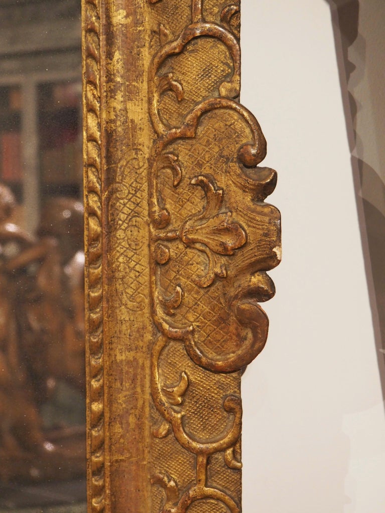 Period Louis XIV Giltwood Mirror from Provence, France, circa 1700 For ...