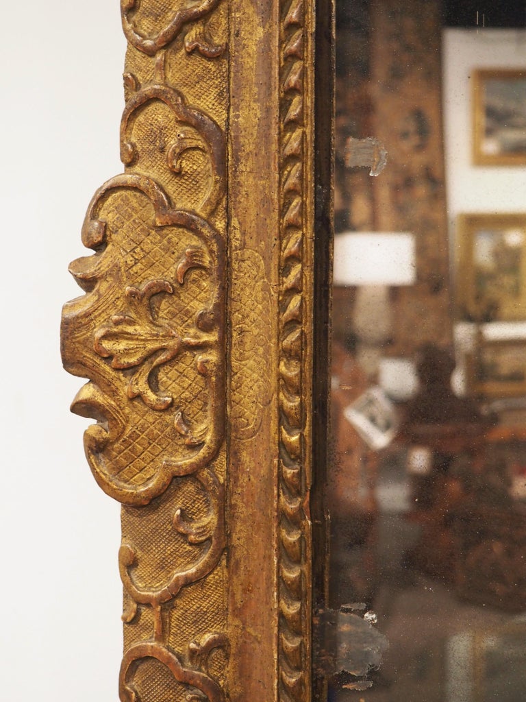 Period Louis XIV Giltwood Mirror from Provence, France, circa 1700 For ...