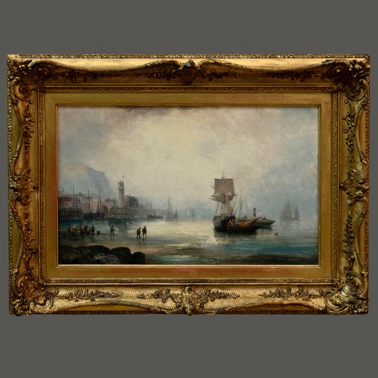 Period Marine Landscape Credited to Warren Sheppard For Sale at 1stDibs