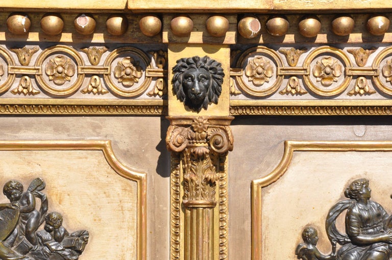 Period Regency Neoclassical Overmantel Mirror, All Original For Sale at ...