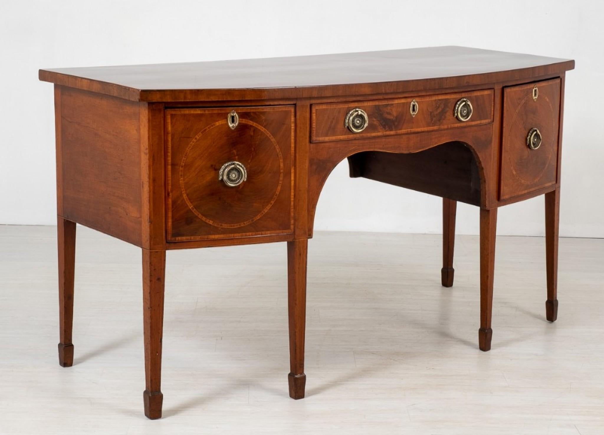 Period Regency Sideboard, Antique Mahogany Buffet Interiors For Sale at ...