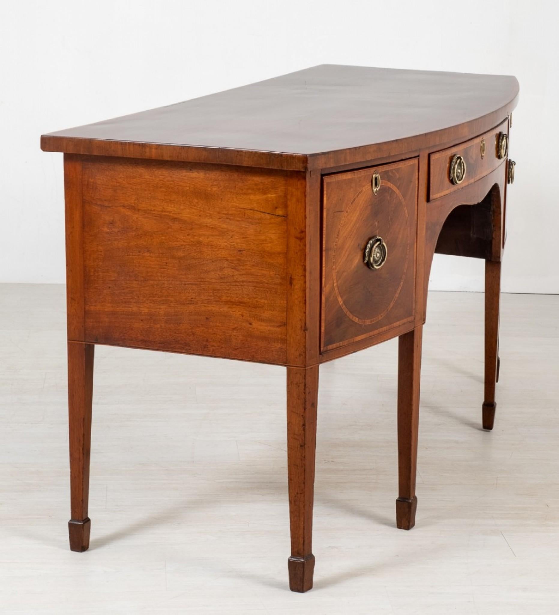 Period Regency Sideboard, Antique Mahogany Buffet Interiors For Sale at ...
