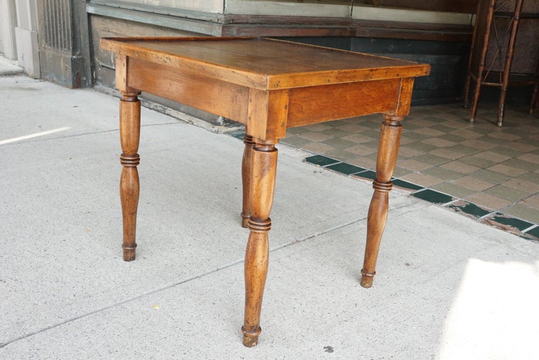 Period Small Country French Table in Walnut For Sale at 1stDibs