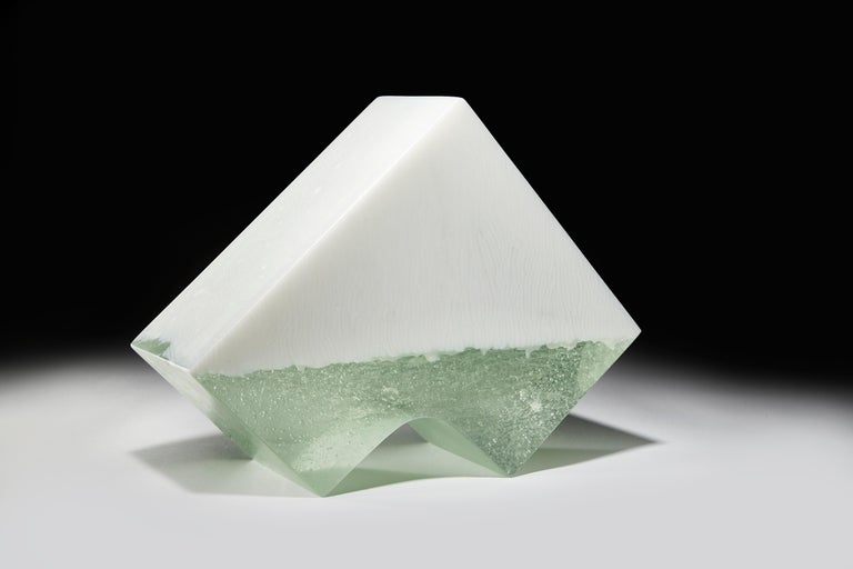 Perrin & Perrin - Glass Sculpture Horizon One of a Kind Made in France ...