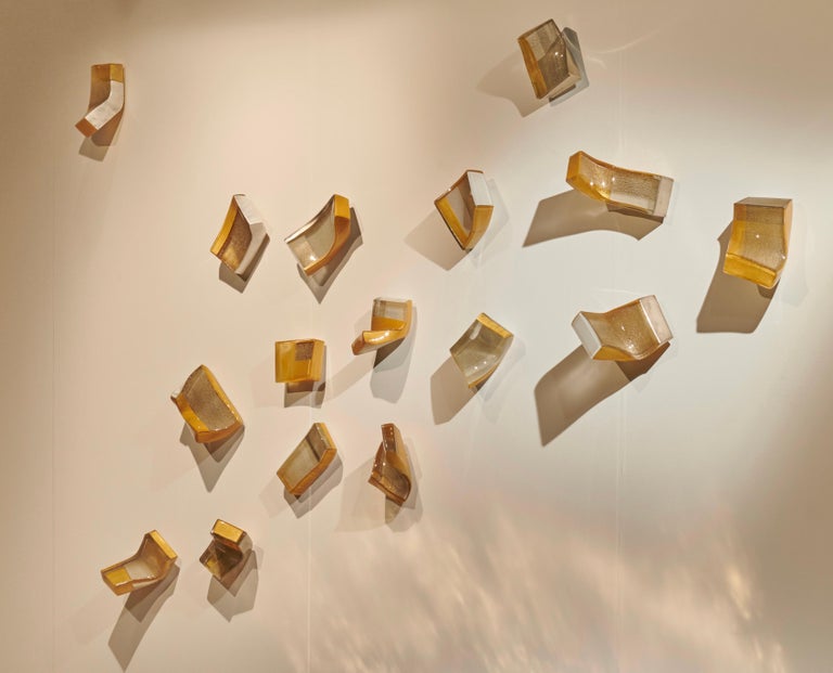 Perrin & Perrin - Glass Sculptural Installation Splash Two Made in ...