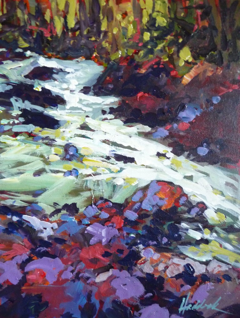 Perry Haddock - Rushing Waters, Painting, Acrylic on Canvas For Sale at ...