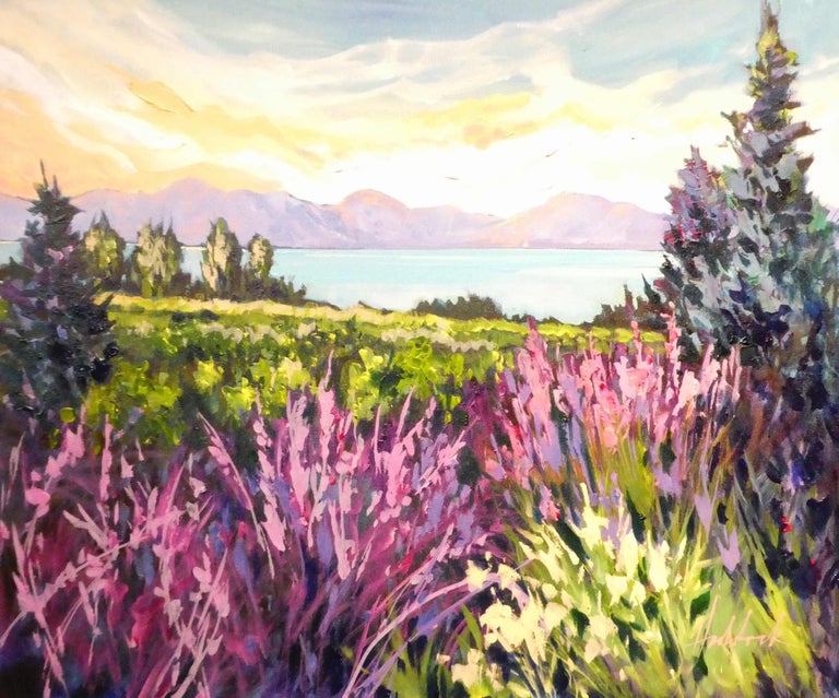 Perry Haddock - Vineyard Jewels, Painting, Acrylic on Canvas For Sale ...