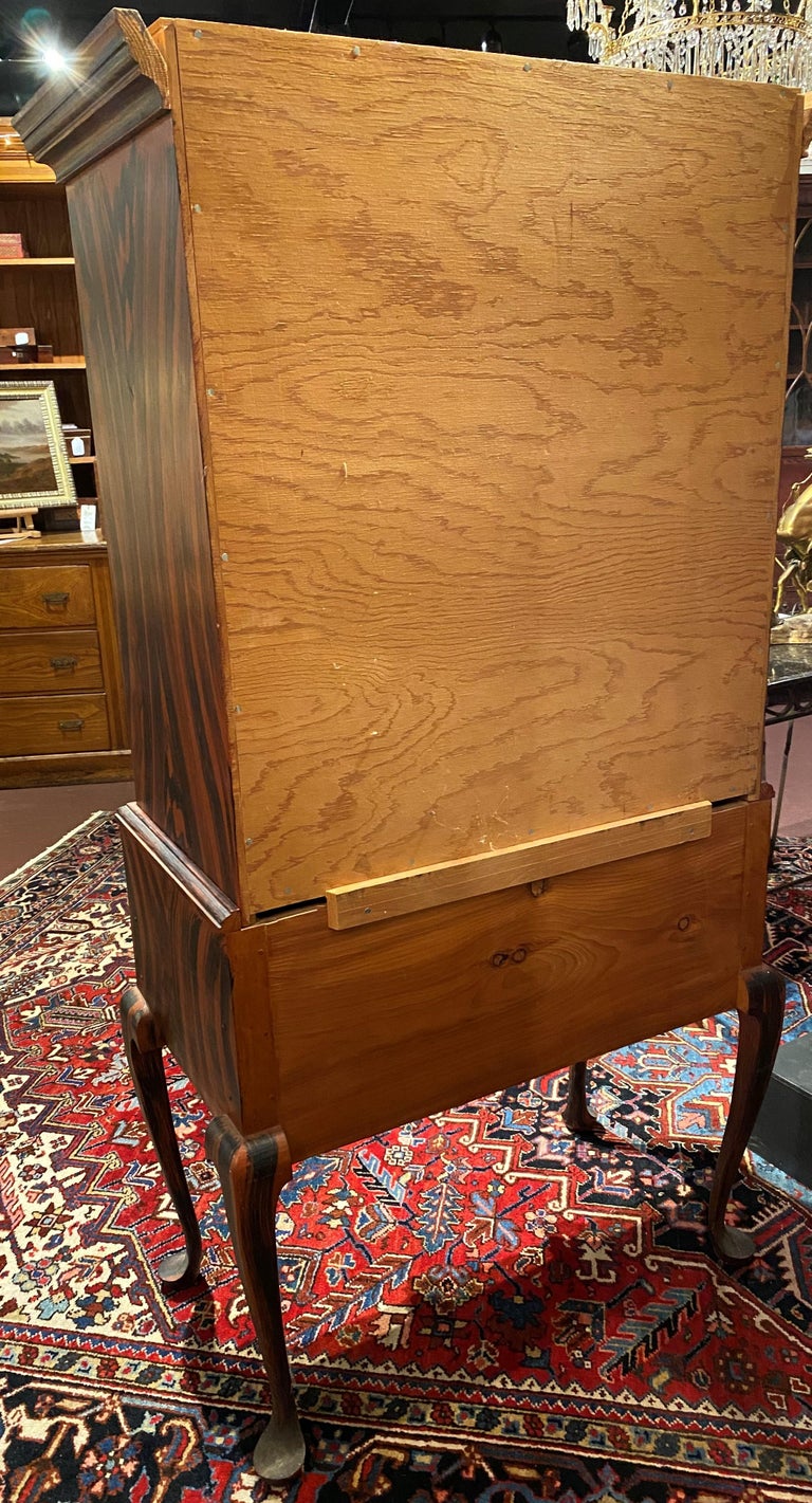 Perry Hopf Grain Painted, Maine High Chest or Highboy For Sale at 1stDibs
