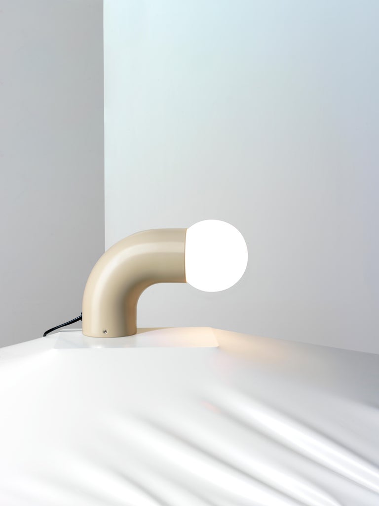 'Perry Lamp' Powder-Coated Coloured Tubular Metal Table Lamp For Sale ...