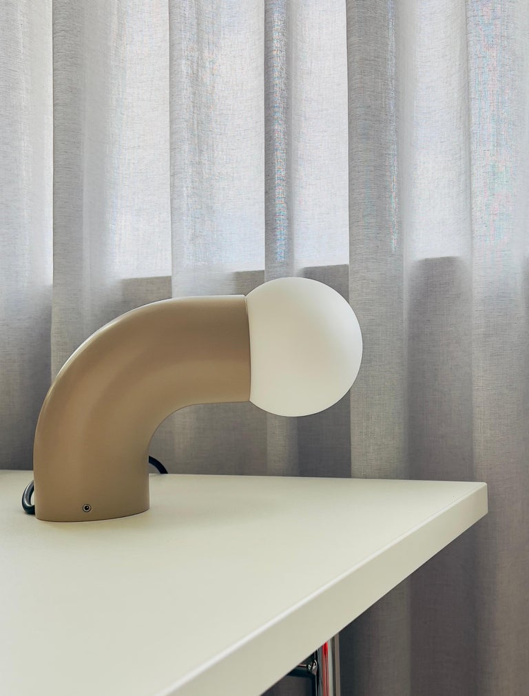 'Perry Lamp' Powder-Coated Coloured Tubular Metal Table Lamp For Sale ...