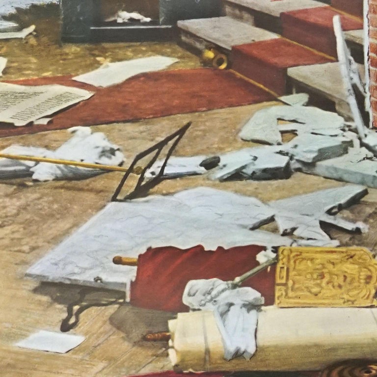 Persecution of Jews Third Empire Vintage Mural Rollable History Wall ...