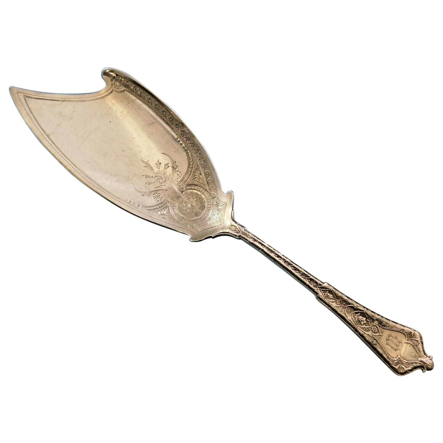 Cluny by Gorham Sterling Silver Ice Cream Slice Brite Cut Blade For ...