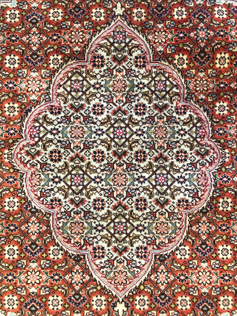 Persian Hand Knotted Medallion Fish Design 'Mahi' Tabriz Rug, circa ...