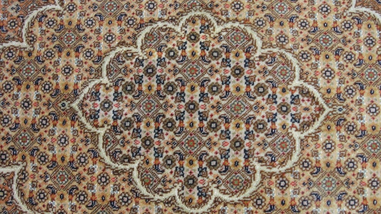 Persian Mahi Tabriz Rug For Sale at 1stDibs