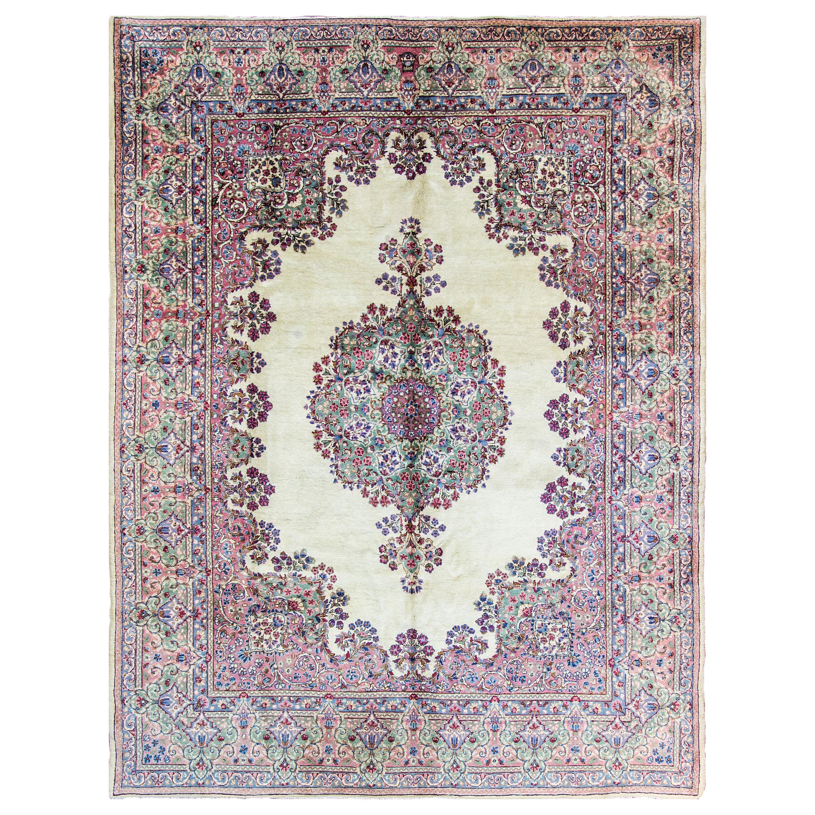 Persian Kerman Rug For Sale at 1stDibs