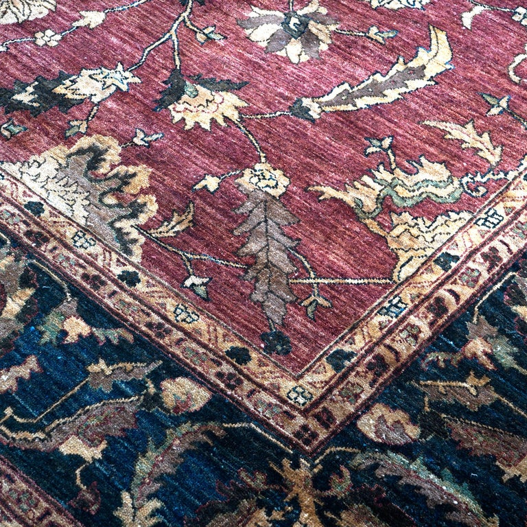 Persian Sultanabad Oriental Wool Rug 20th C For Sale at 1stDibs