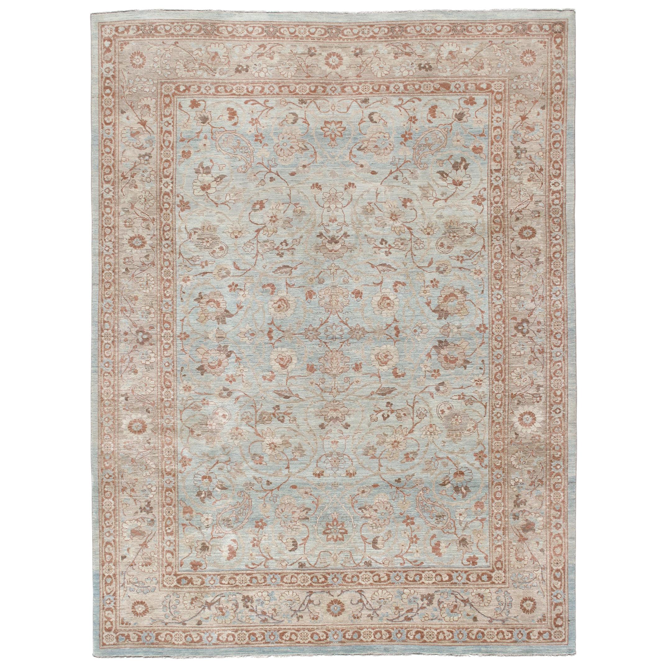 Moooi Round Composition Blue Sand Rug Color Dial Collection by Rive ...