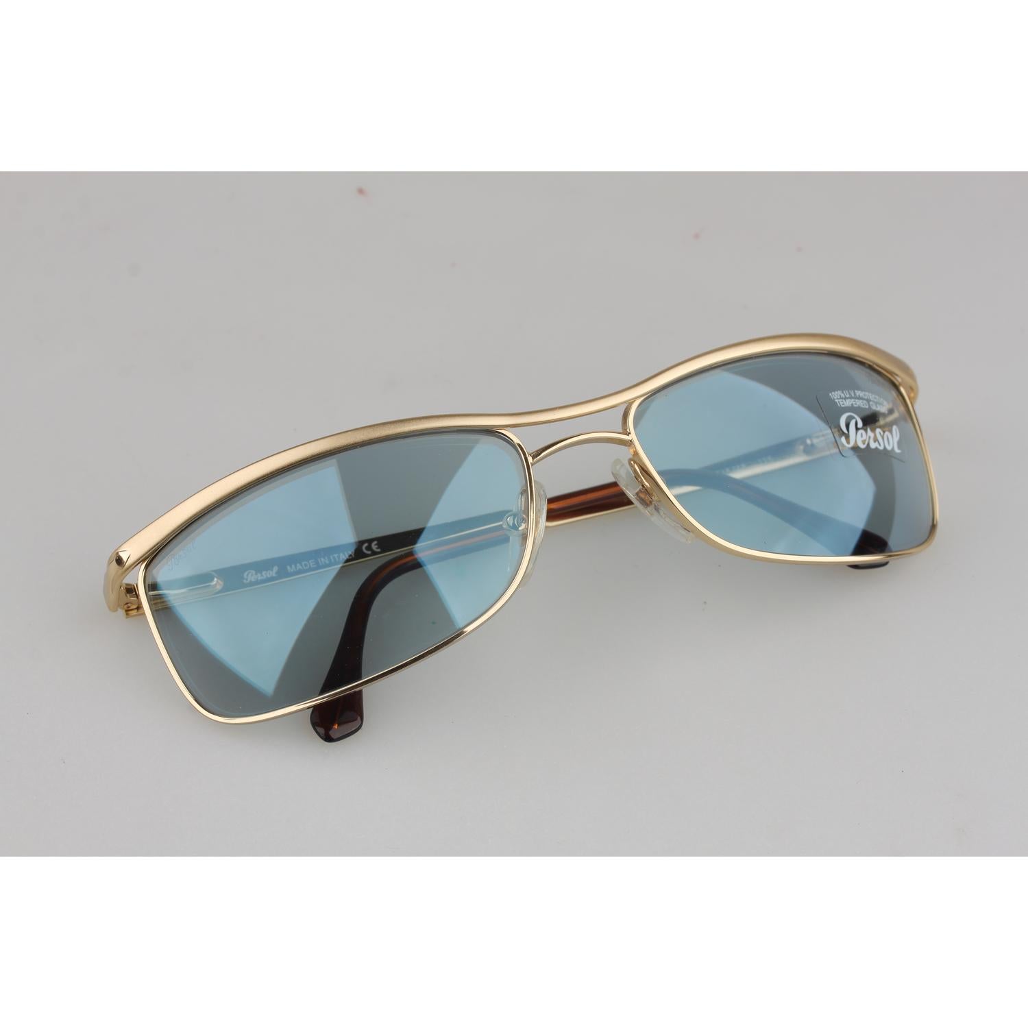 Persol Vintage Matte Gold Unisex Sunglasses Mod. 2093-S New Old Stock ...