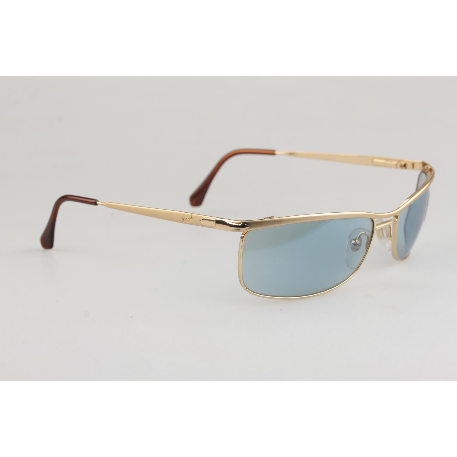 Persol Vintage Matte Gold Unisex Sunglasses Mod. 2093-S New Old Stock ...