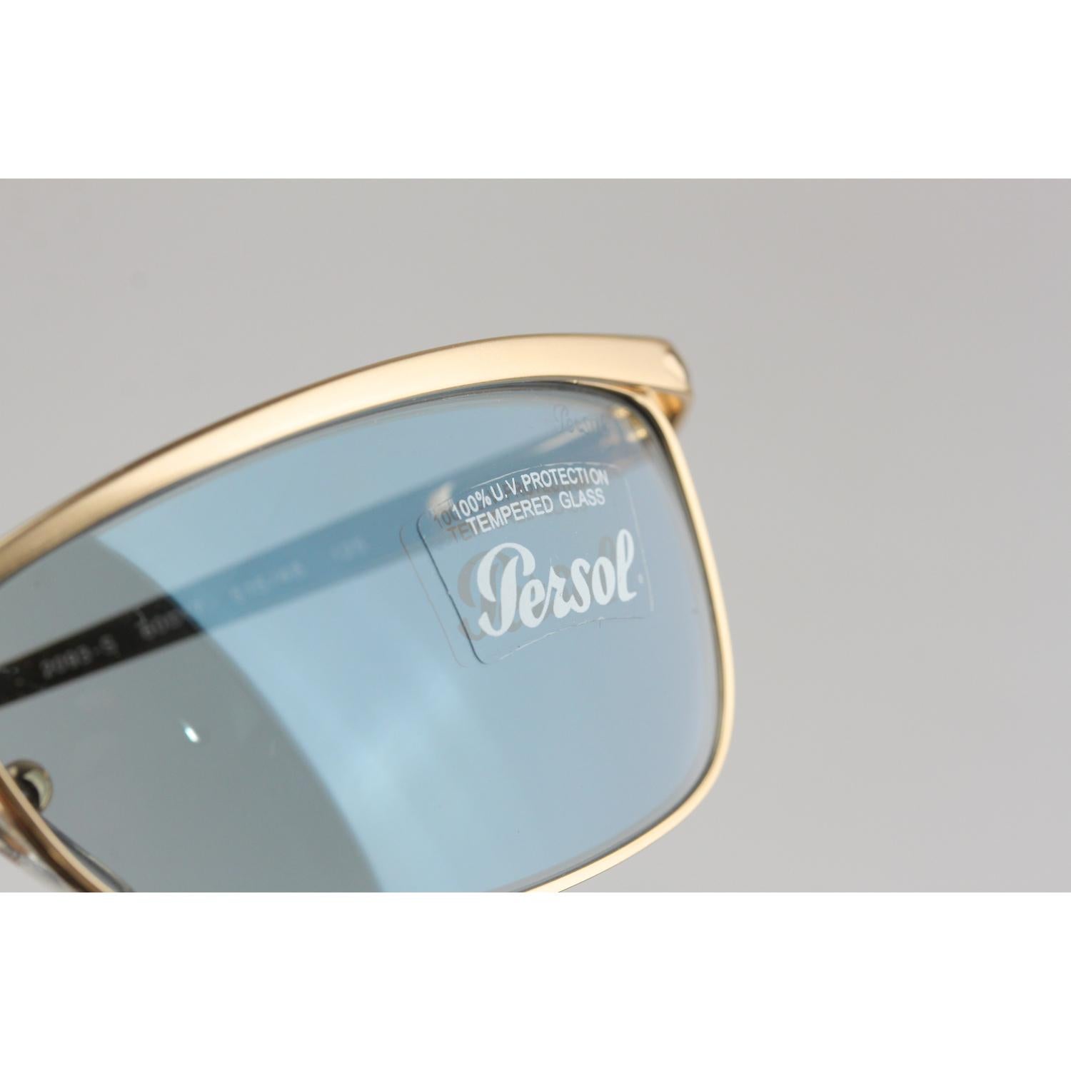 Persol Vintage Matte Gold Unisex Sunglasses Mod. 2093-S New Old Stock ...