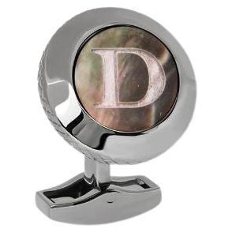 Personalised Initials Cufflink, D For Sale at 1stDibs