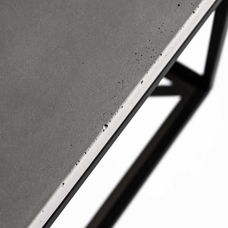 Perspective 1000x1000 Coffee Table Black For Sale at 1stDibs