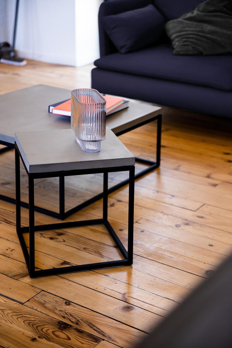 Perspective 750x750 Coffee Table Black For Sale at 1stDibs