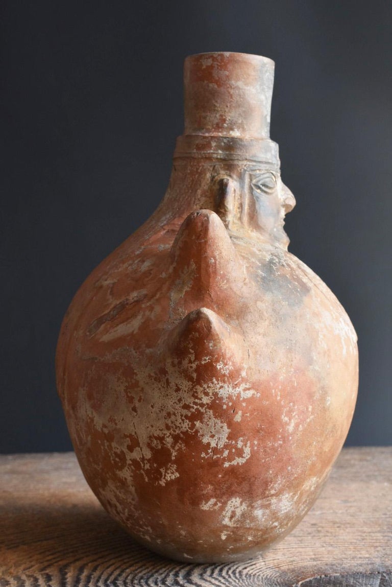 Peruvian Antique Earthenware / 9th to 10th Century / Human Mask / Wari ...