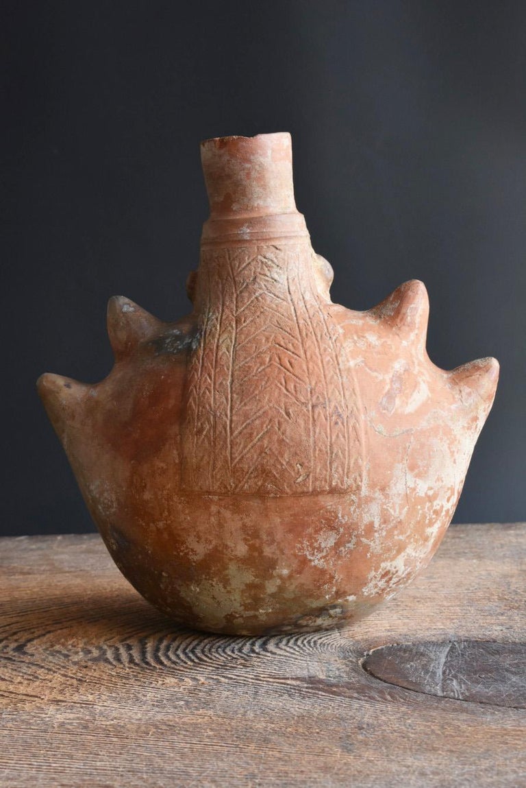 Peruvian Antique Earthenware / 9th to 10th Century / Human Mask / Wari ...