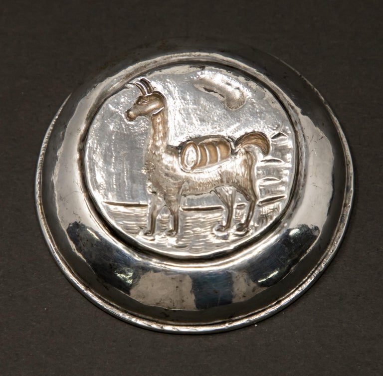 Peruvian Sterling Silver Dish For Sale at 1stDibs