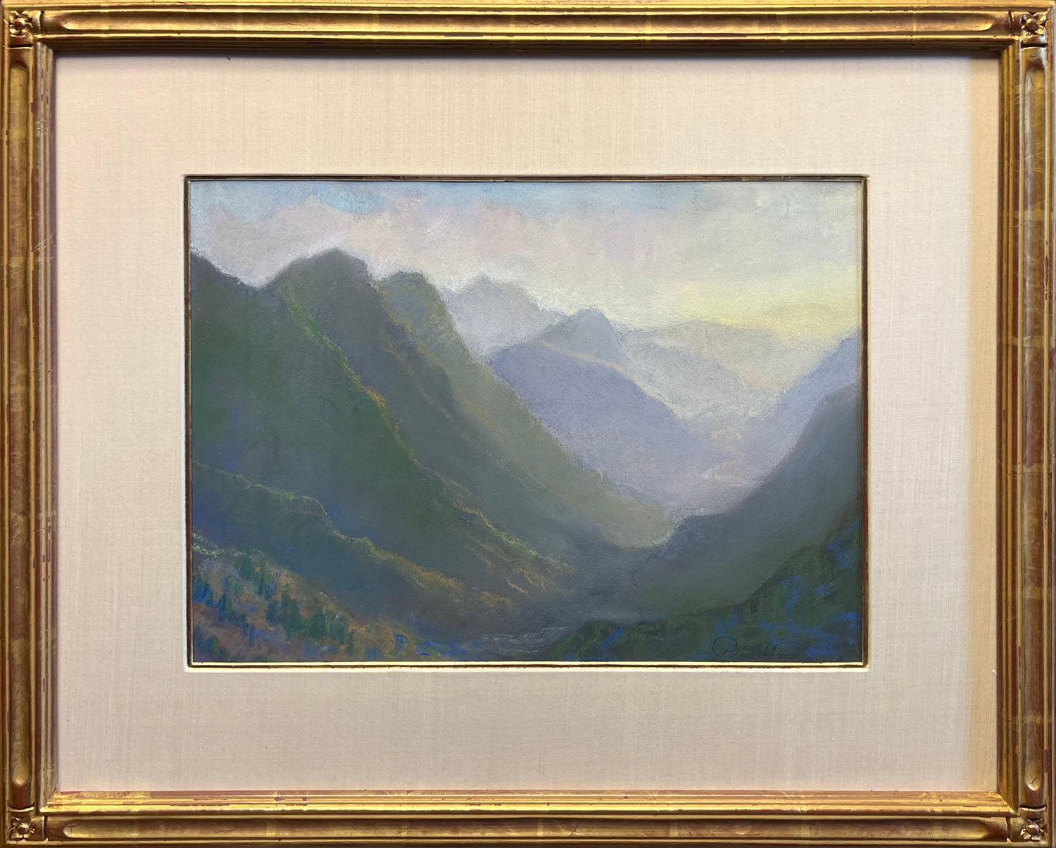 Peter Adams - Afternoon Haze; Looking down the Arroyo Seco from Mt ...