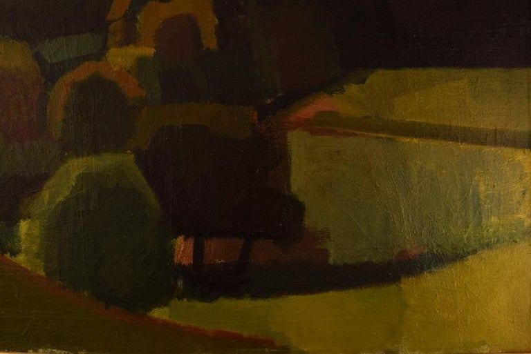 Peter Alfred Schou, Listed Danish Artist, Oil on Canvas, Landscape For ...
