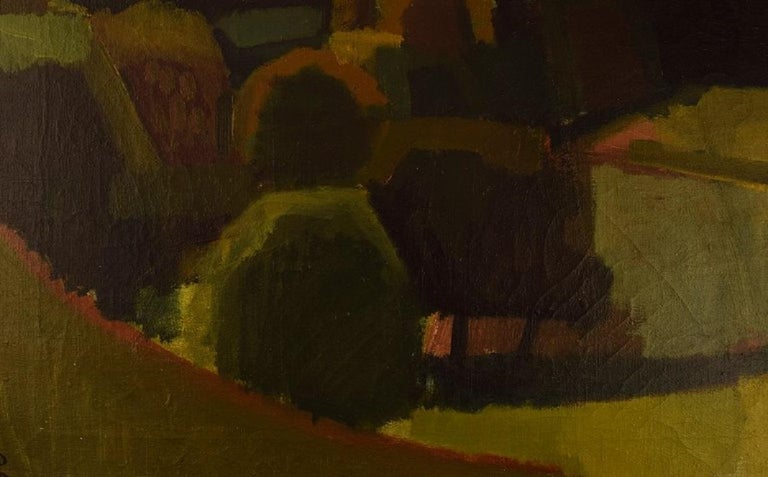 Peter Alfred Schou, Listed Danish Artist, Oil on Canvas, Landscape For ...