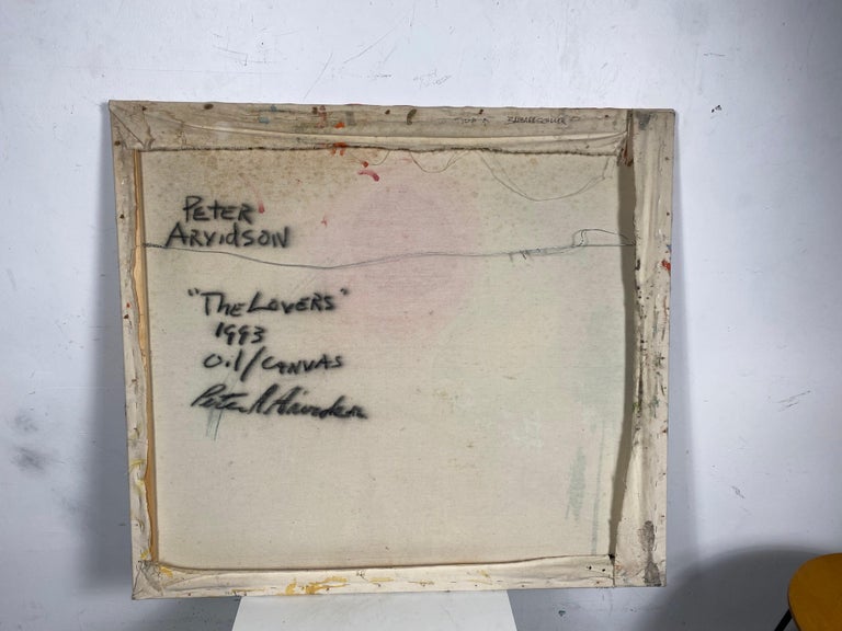 Peter Arvidson Post Modern Modernist American Painter 'the Lovers" 1993 ...
