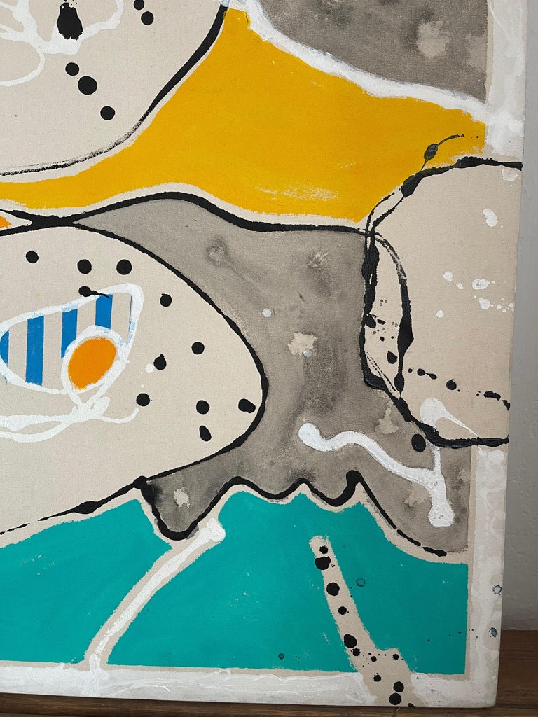 Peter Astrom "Sea Foam" Swedish Abstract Expressionist Painting For ...