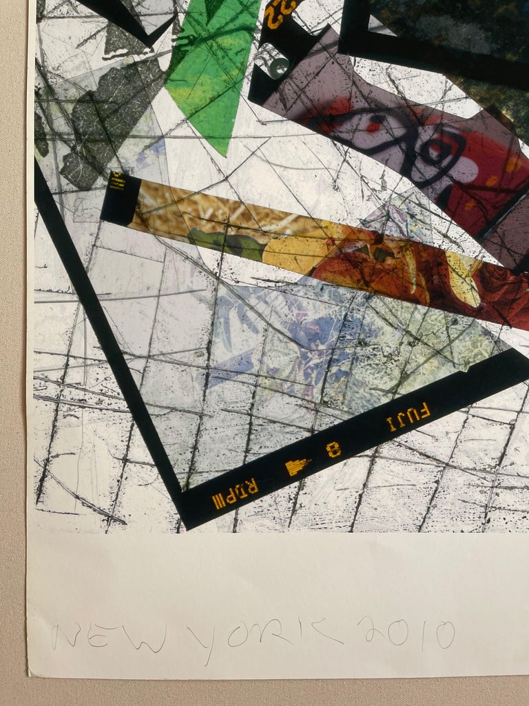 Peter Astrom, "Untitled 1", Abstract Expressionist Photo Collage Print ...