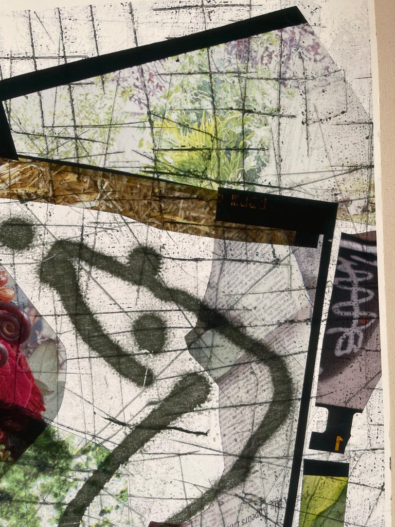 Peter Astrom, "Untitled 1", Abstract Expressionist Photo Collage Print ...