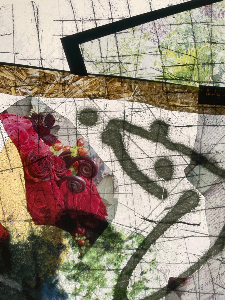 Peter Astrom, "Untitled 1", Abstract Expressionist Photo Collage Print ...