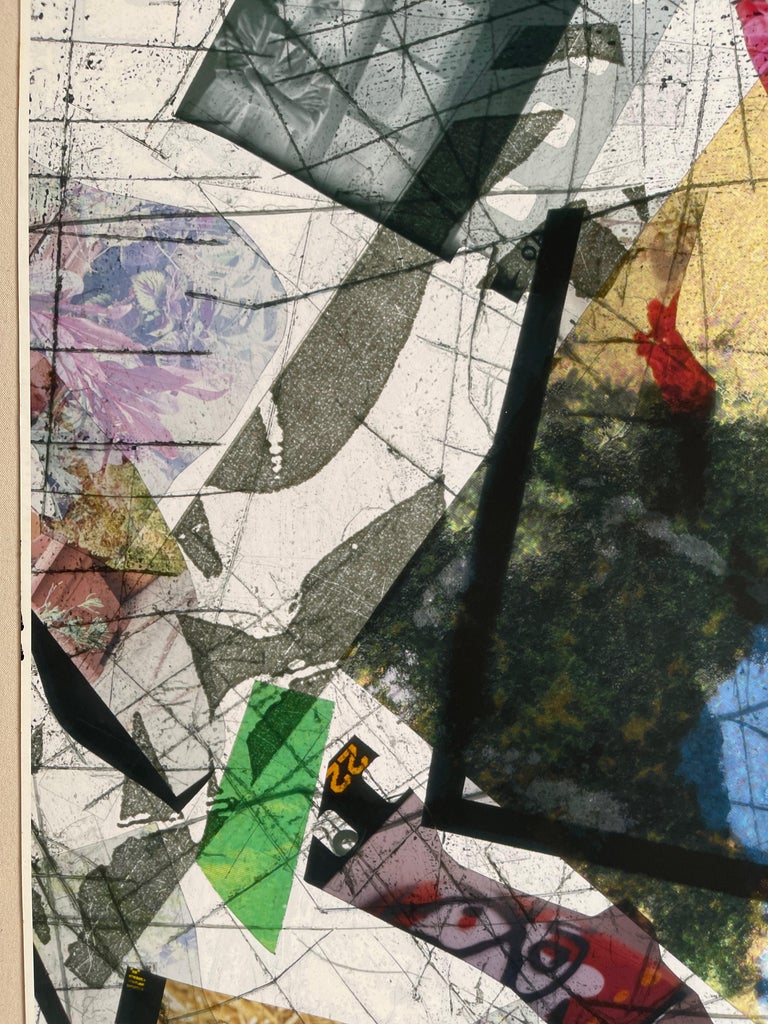 Peter Astrom, "Untitled 1", Abstract Expressionist Photo Collage Print ...