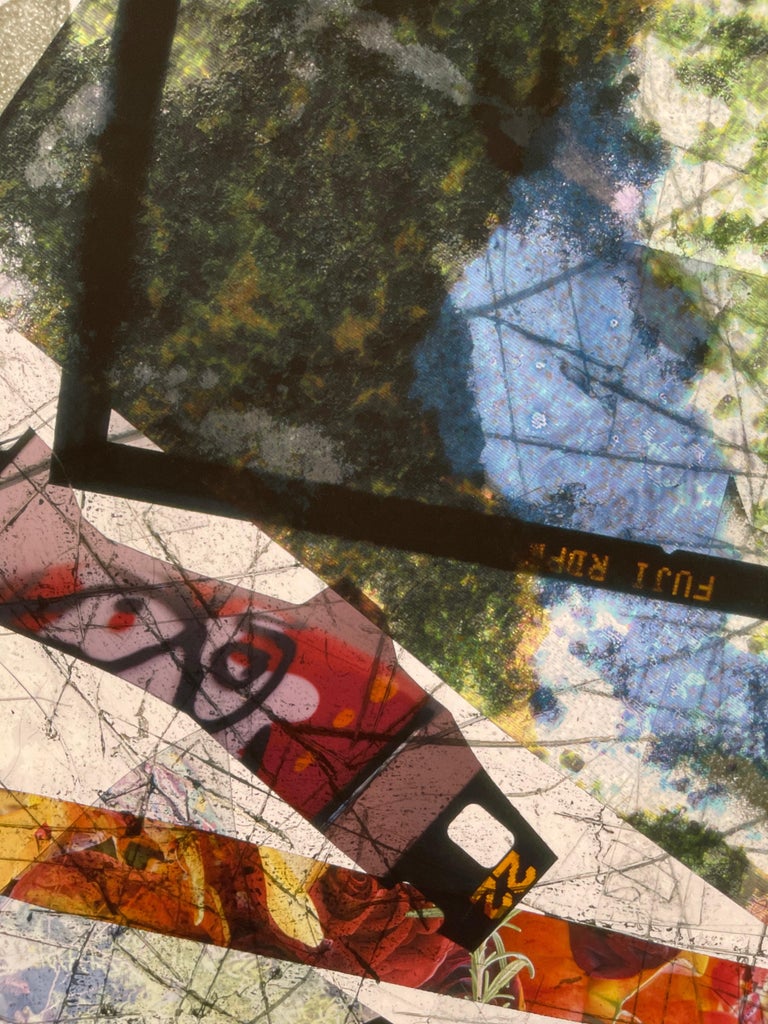 Peter Astrom, "Untitled 1", Abstract Expressionist Photo Collage Print ...