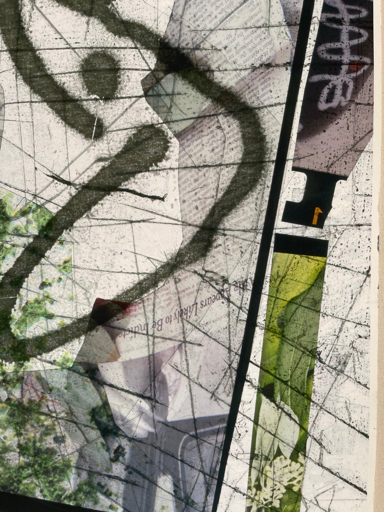 Peter Astrom, "Untitled 1", Abstract Expressionist Photo Collage Print ...