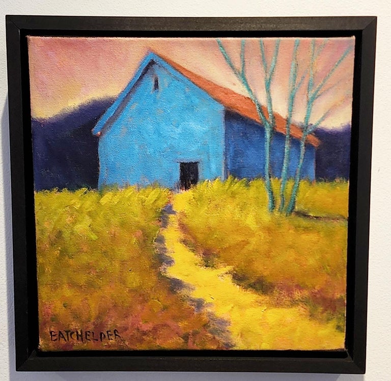 Peter Batchelder - Footpath, Oil on Canvas, Rural Landscape, Colors ...