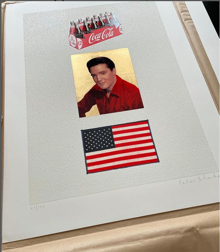 Peter Blake - American Trilogy, Cream and Gold, Diamond Dust For Sale ...