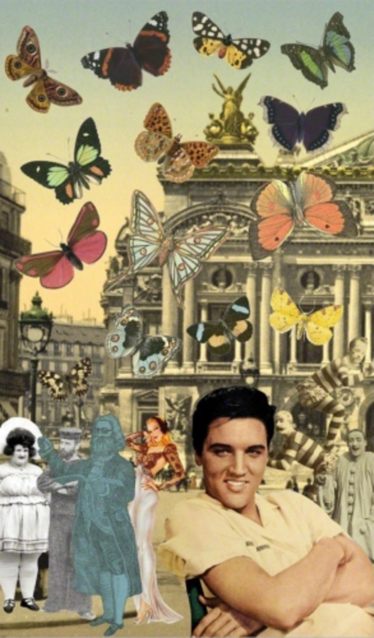 Peter Blake - Elvis à Paris En vente sur 1stDibs