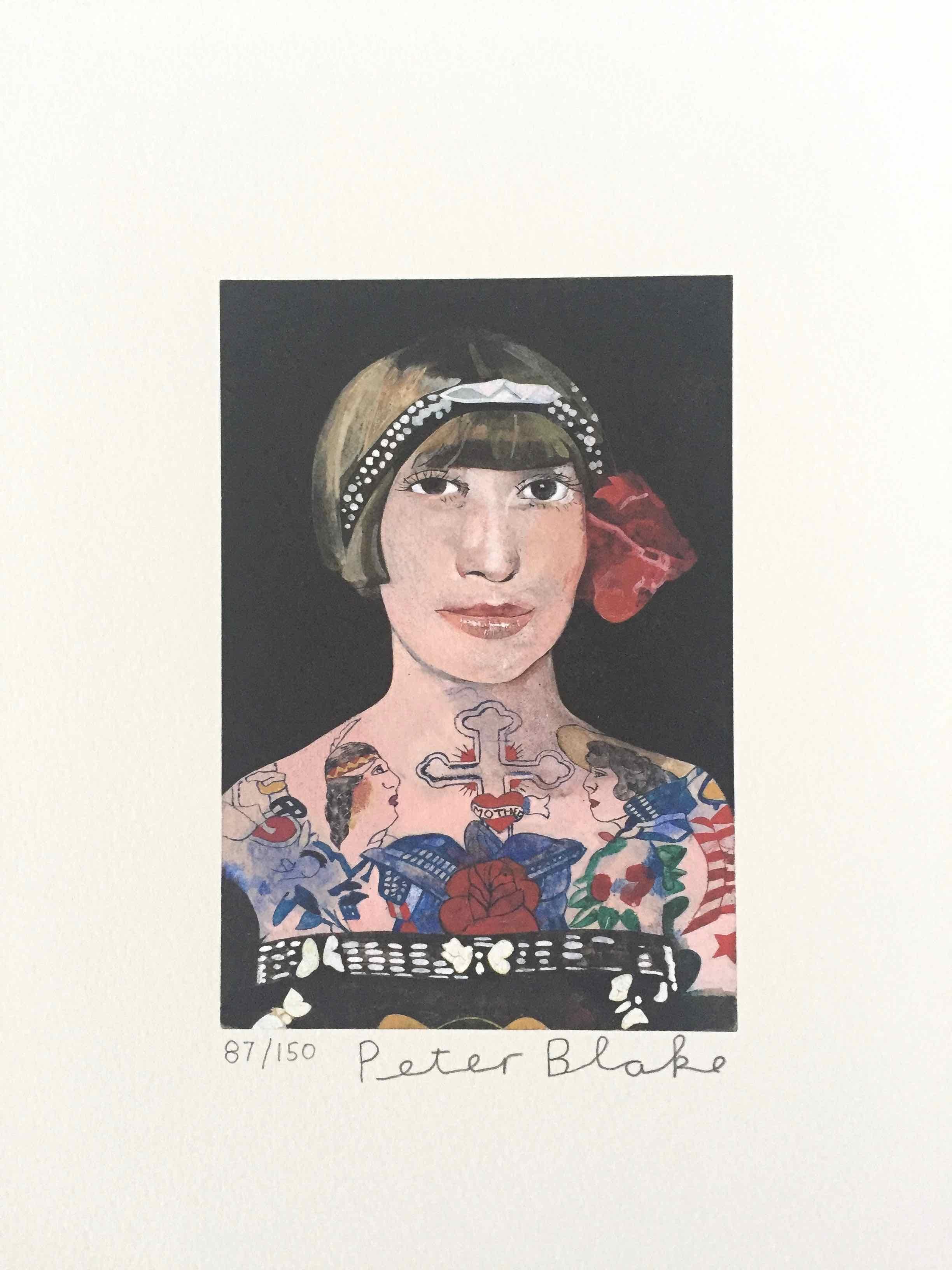 Peter Blake - Tattooed People, Dan: Limited Edition Print by Sir Peter ...
