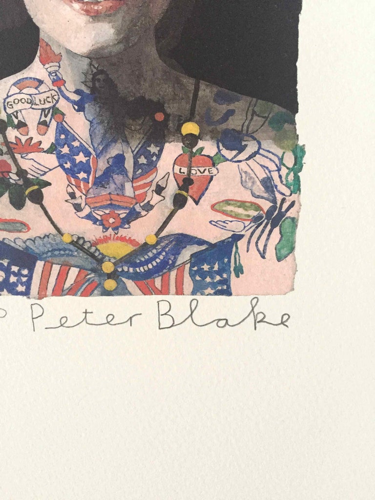 Peter Blake - Tattooed People, Grace: Limited Edition Print by Sir ...