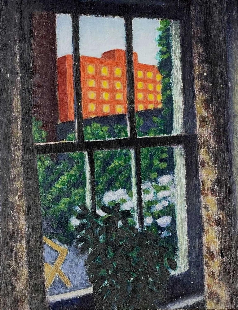 Peter Bunting - Sunset at Hackney - 20th Century London Window Interior ...