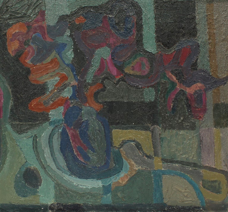 Peter Busa - Mid Century Modern Indian Space Abstract Expressionist ...