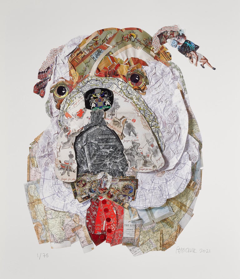 Peter Clark - Never Not Been Handsome - Screenprint with collage by ...