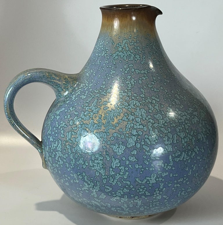 Peter Delius Crystalline Exaggerated Flagon Ale Pitcher Form Postmodern ...